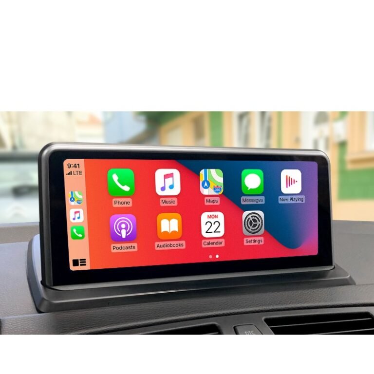 BMW 1 E87 E88 E81 E82 Apple Carplay Android Auto HD liečiamas ekranas ...