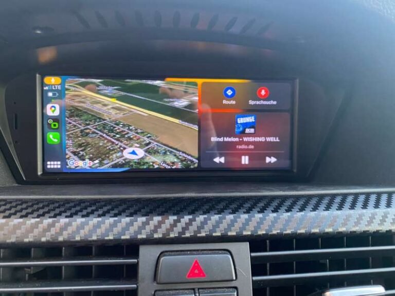 BMW E60 E61 E63 E64 E90 E91 E92 E93 Apple Carplay Android Auto HD liečiamas ekranas 8.8 ...