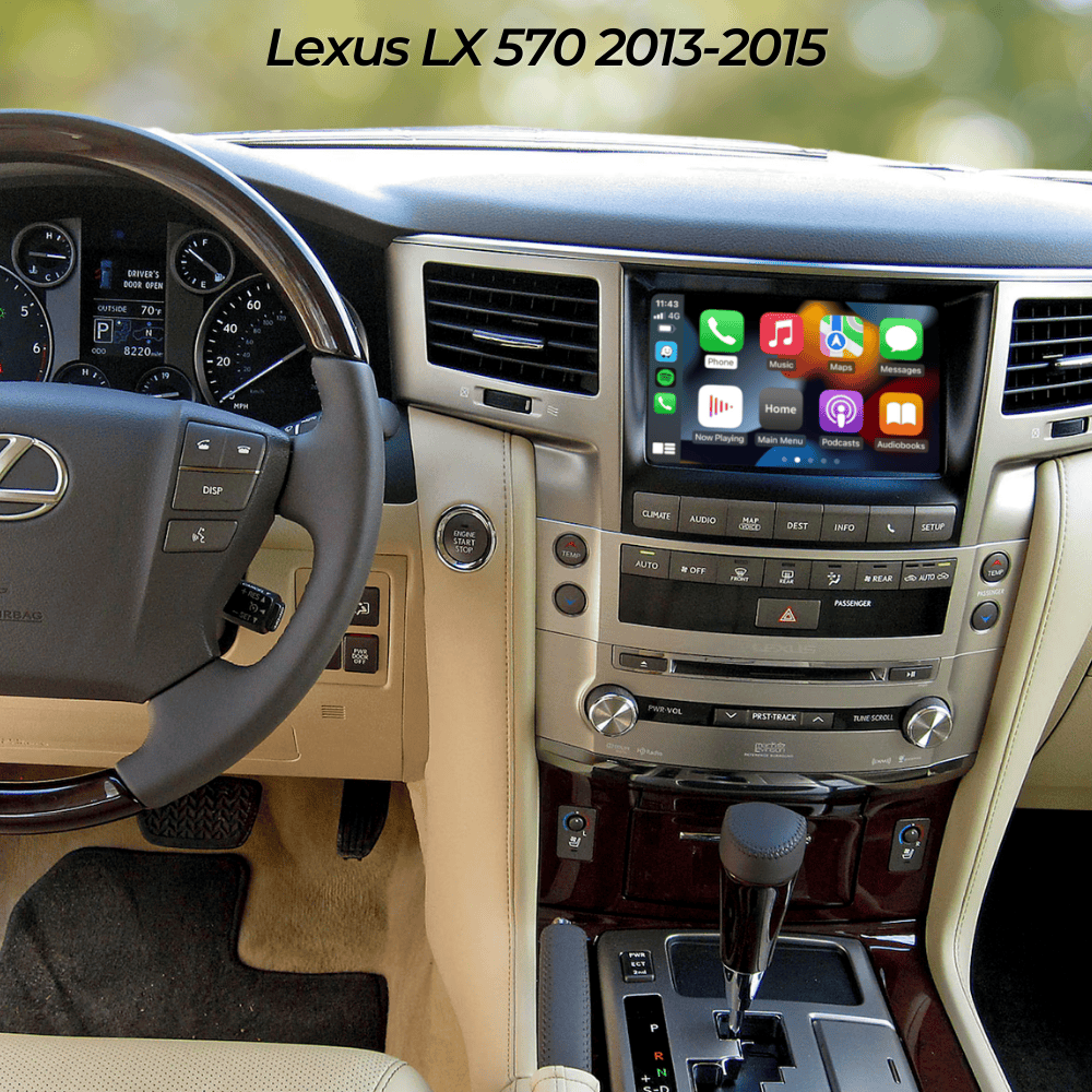 Lexus LX 570 Apple Carplay Android Auto Integration 2008-2021 - Carplay.lt